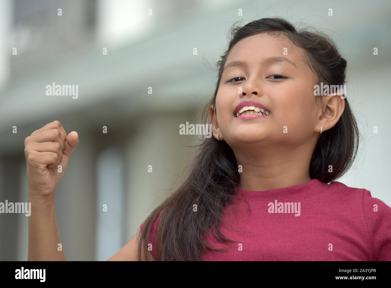 Successful Cute Female Stock Photo - Alamy