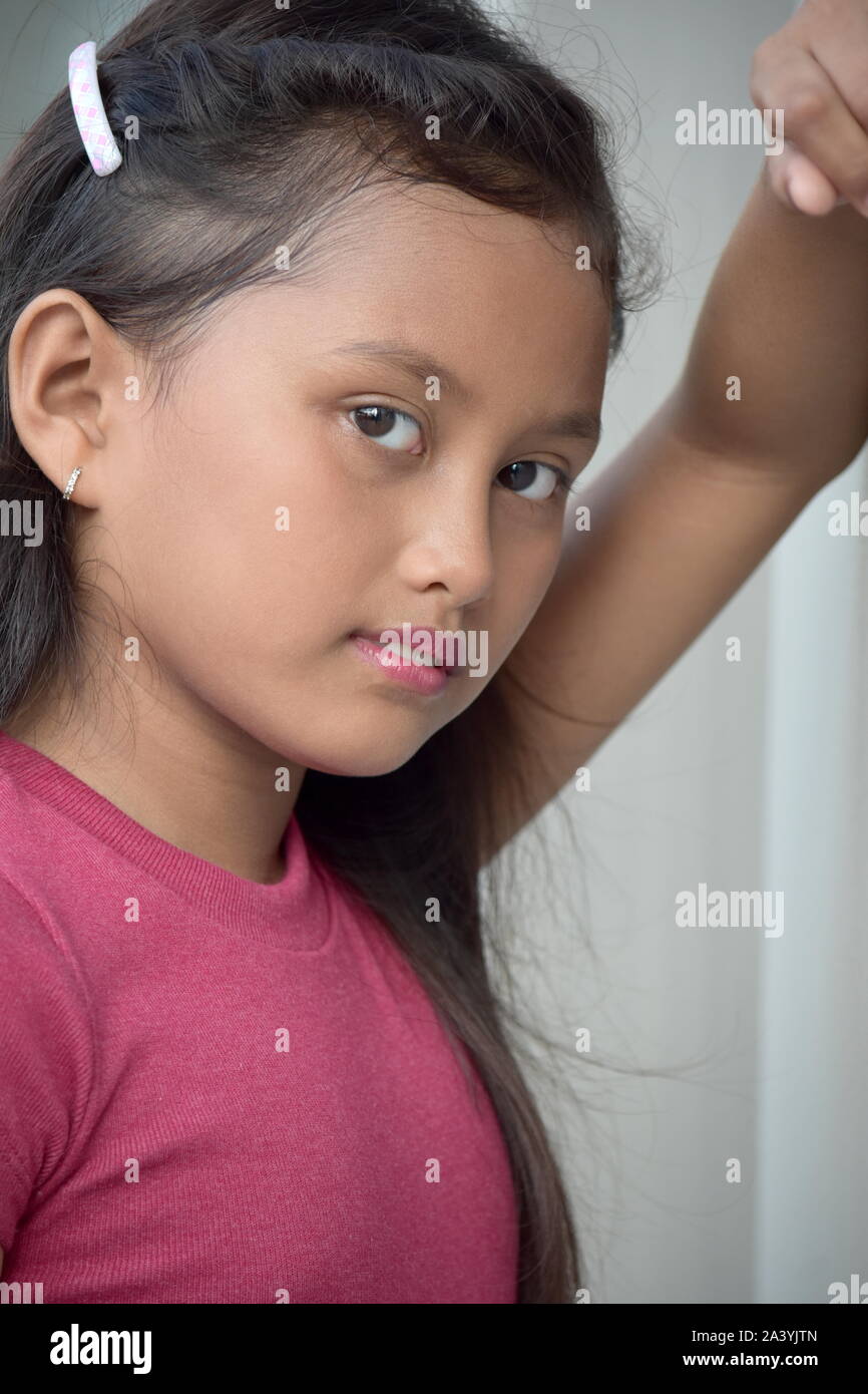An Unemotional Diverse Person Stock Photo - Alamy