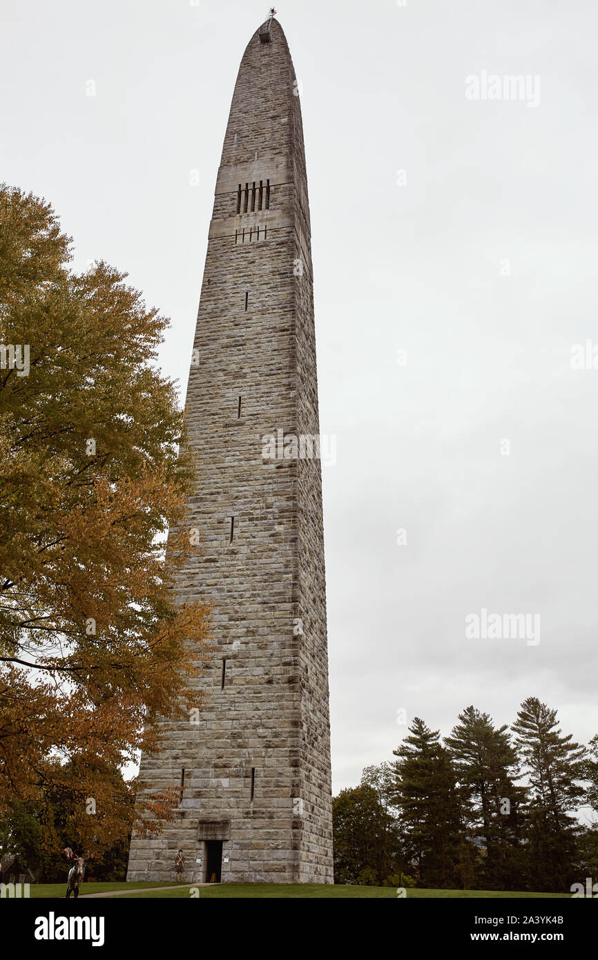 Bennington, Vermont - October 1st, 2019: Battle of Bennington monument ...