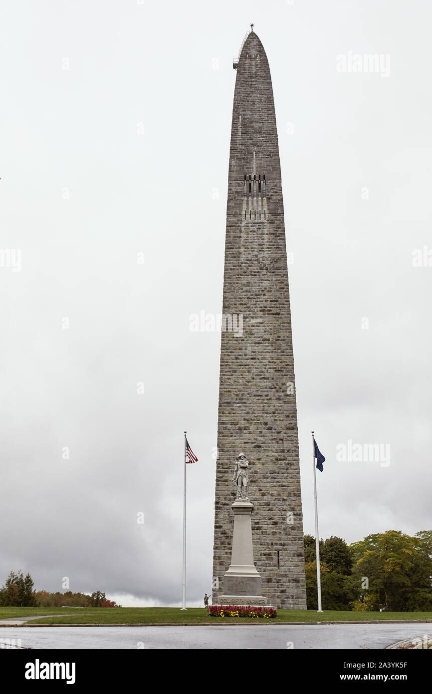 Bennington, Vermont - October 1st, 2019: Battle of Bennington monument ...