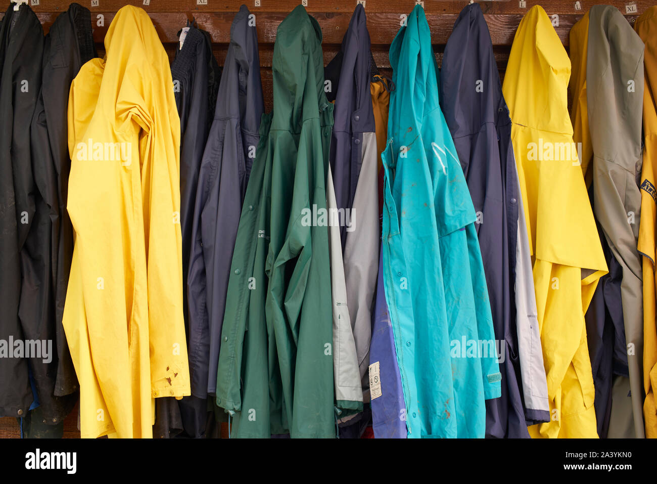 Hanging jackets hi-res stock photography and images - Alamy