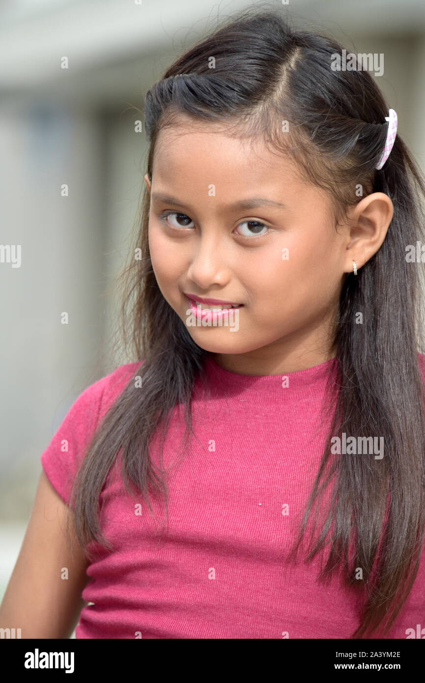 Happy Cute Female Stock Photo - Alamy