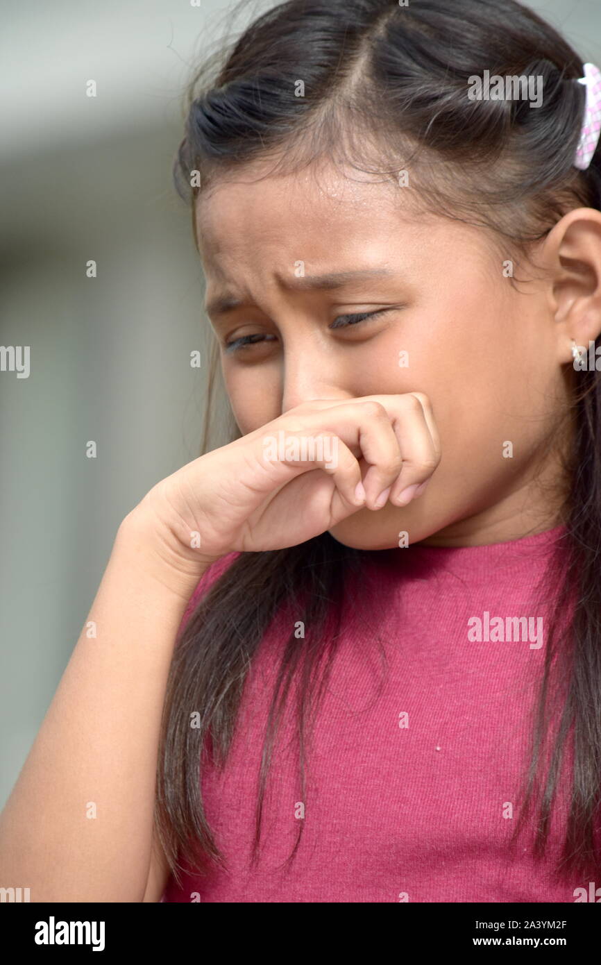 Crying Female Juvenile Stock Photo - Alamy