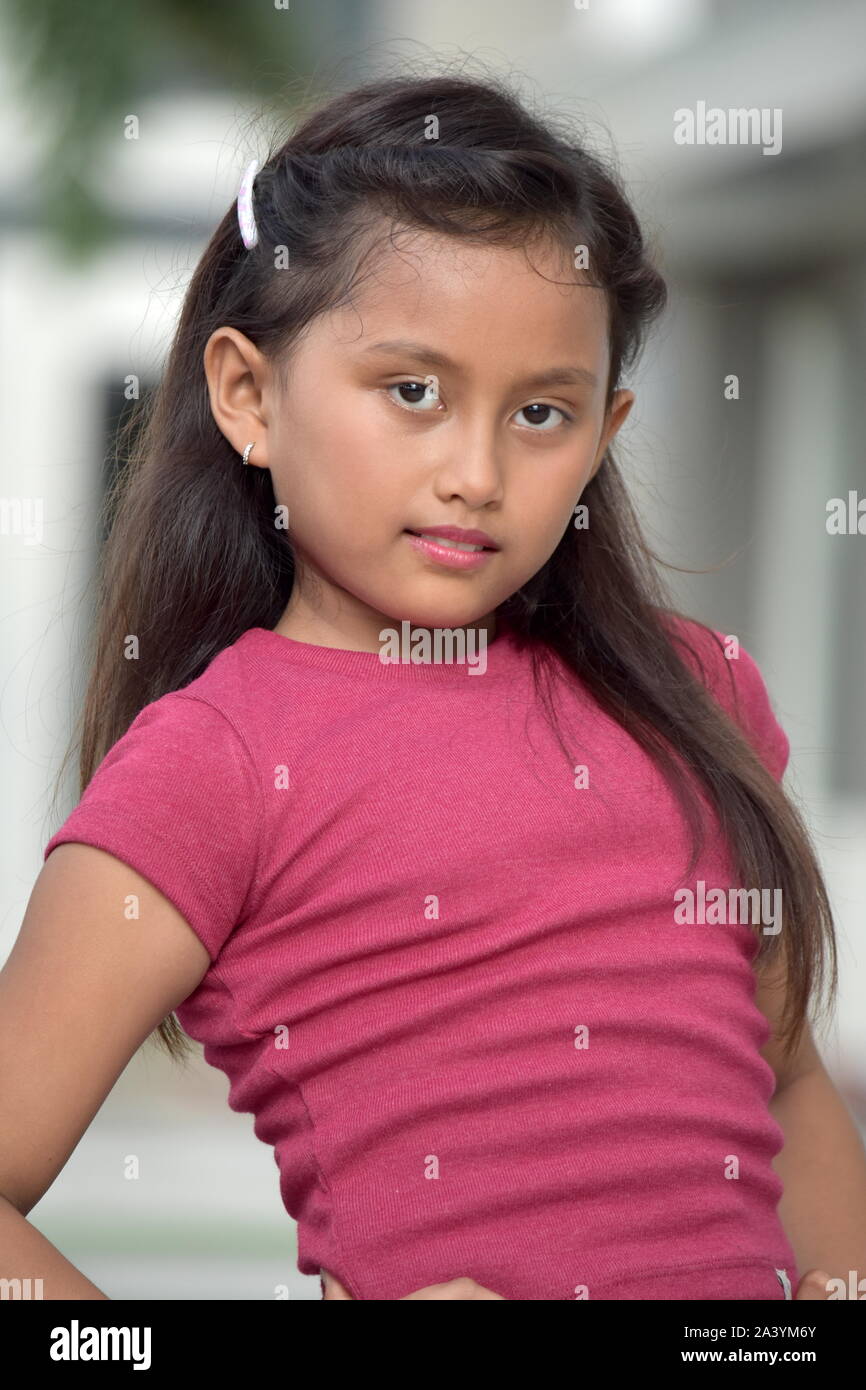 Pretty Female Tween Stock Photo - Alamy