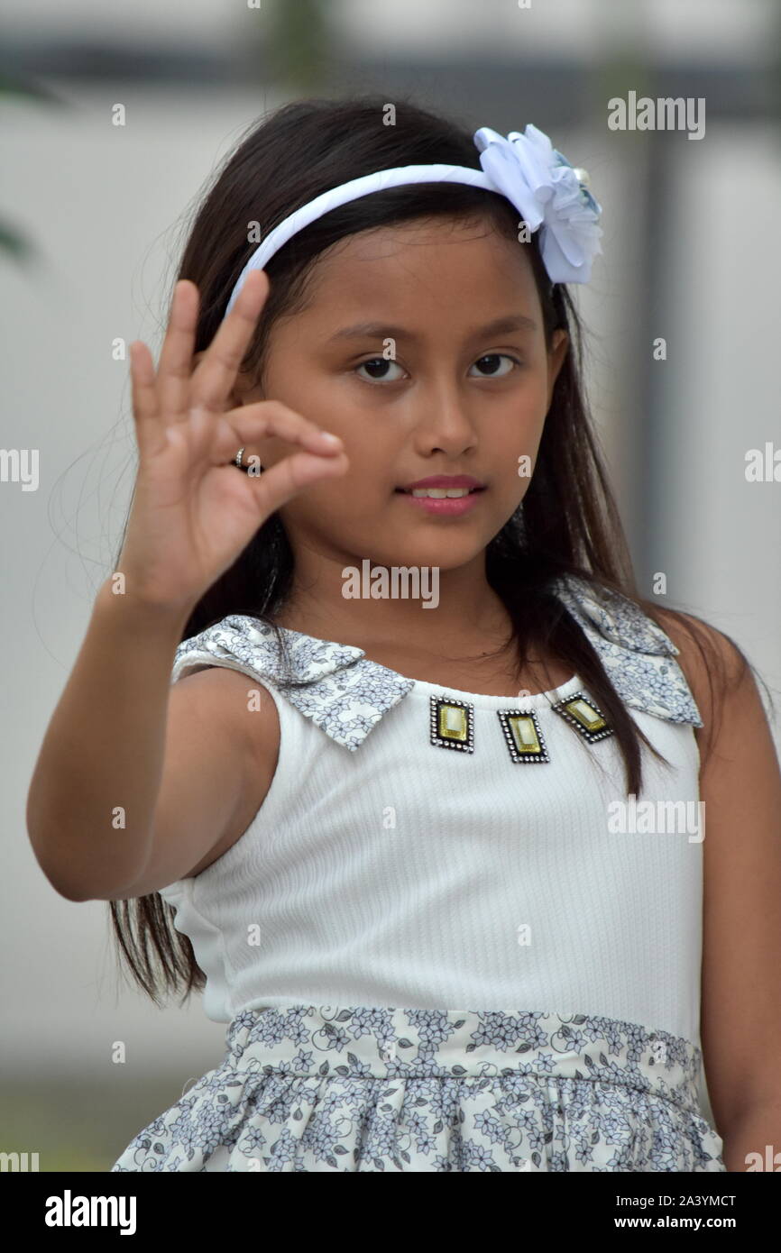 Diverse Girl And Small Stock Photo - Alamy