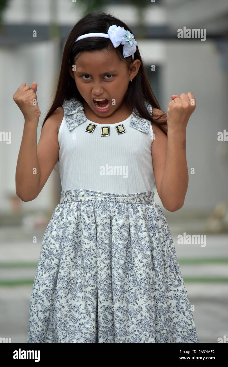 Youthful Asian Girl Under Stress Stock Photo - Alamy