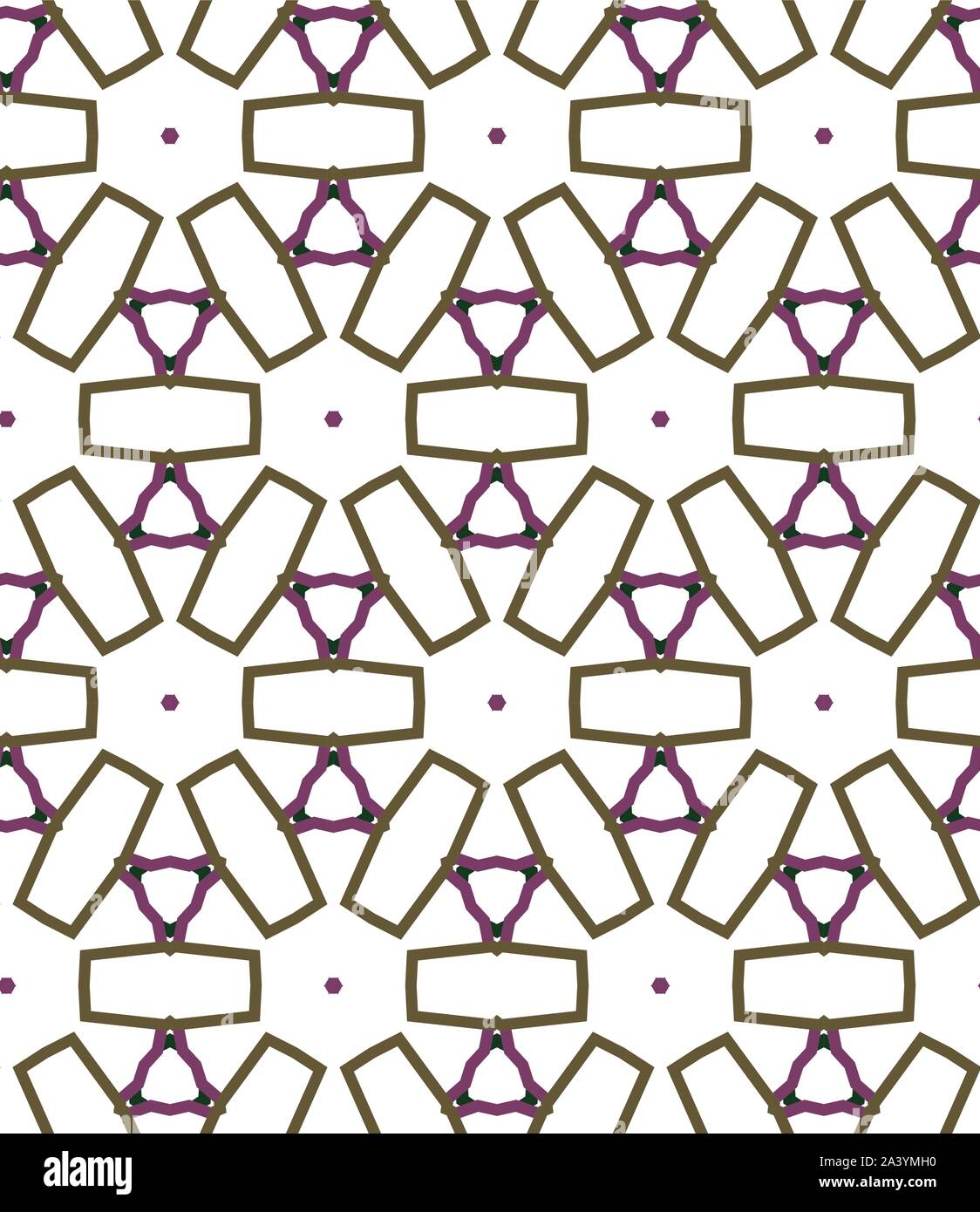 Seamless geometric ornamental vector pattern. Abstract background Stock ...