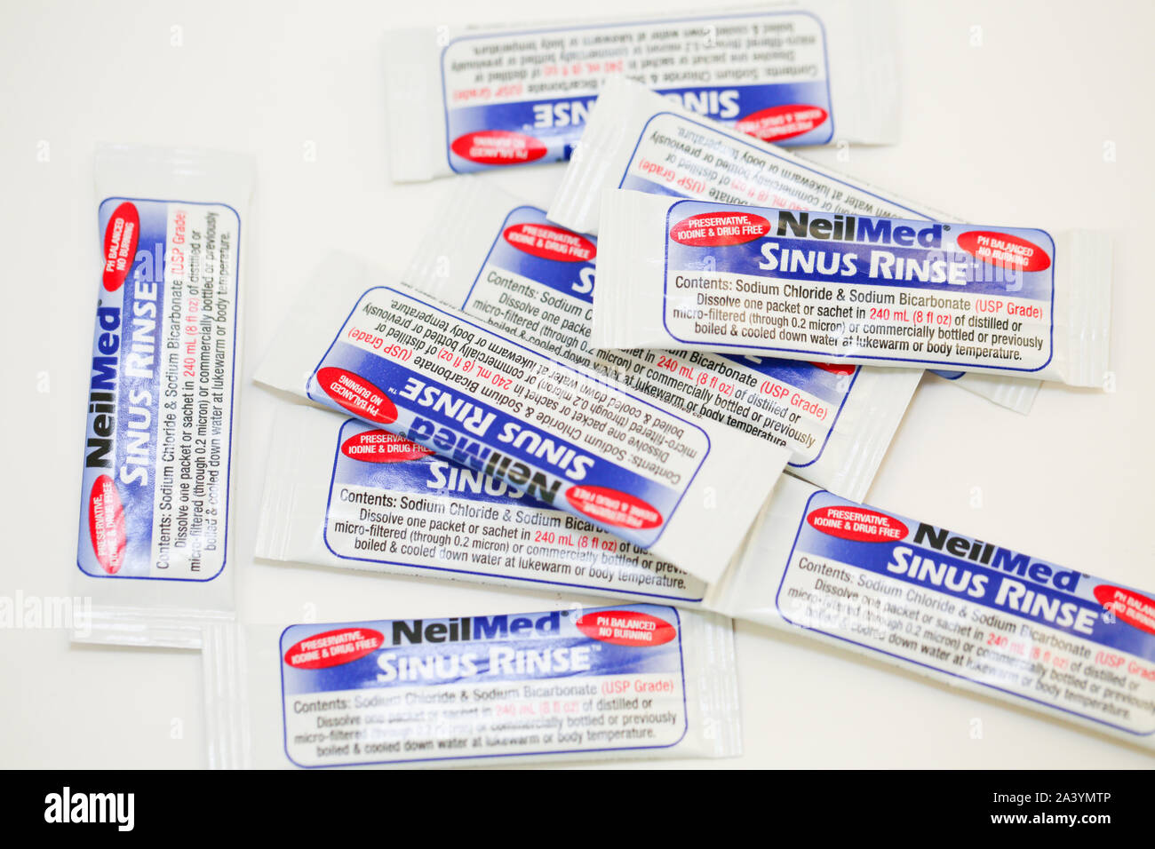 Saline package hi-res stock photography and images - Alamy