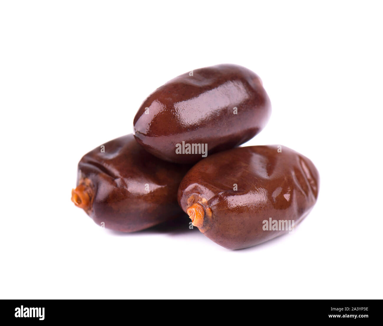 Dates fruit isolated on white background. Close-up Stock Photo - Alamy