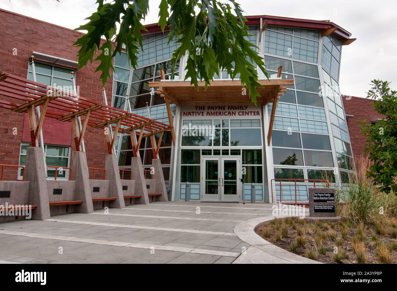 The Payne Family Native American Center sits on an historic site on the ...