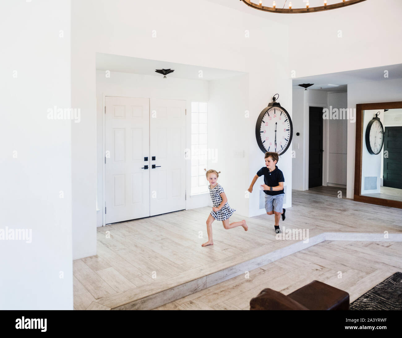 Girls chasing boys hi-res stock photography and images - Alamy