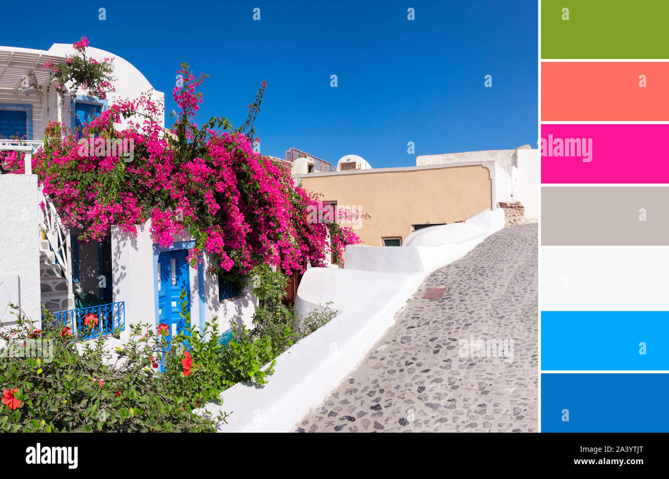 Mediterranean colour palette hi-res stock photography and images - Alamy