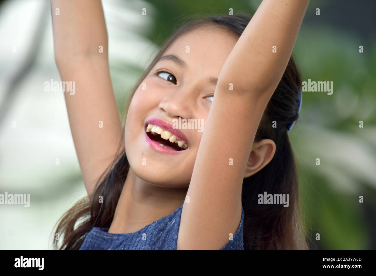 Young Tween And Freedom Stock Photo - Alamy