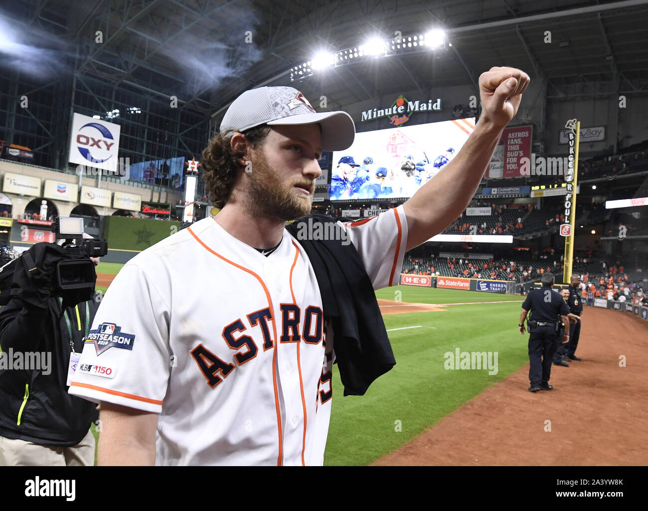 Houston, United States. 10th Oct, 2019. Houston Astros starting pitcher ...