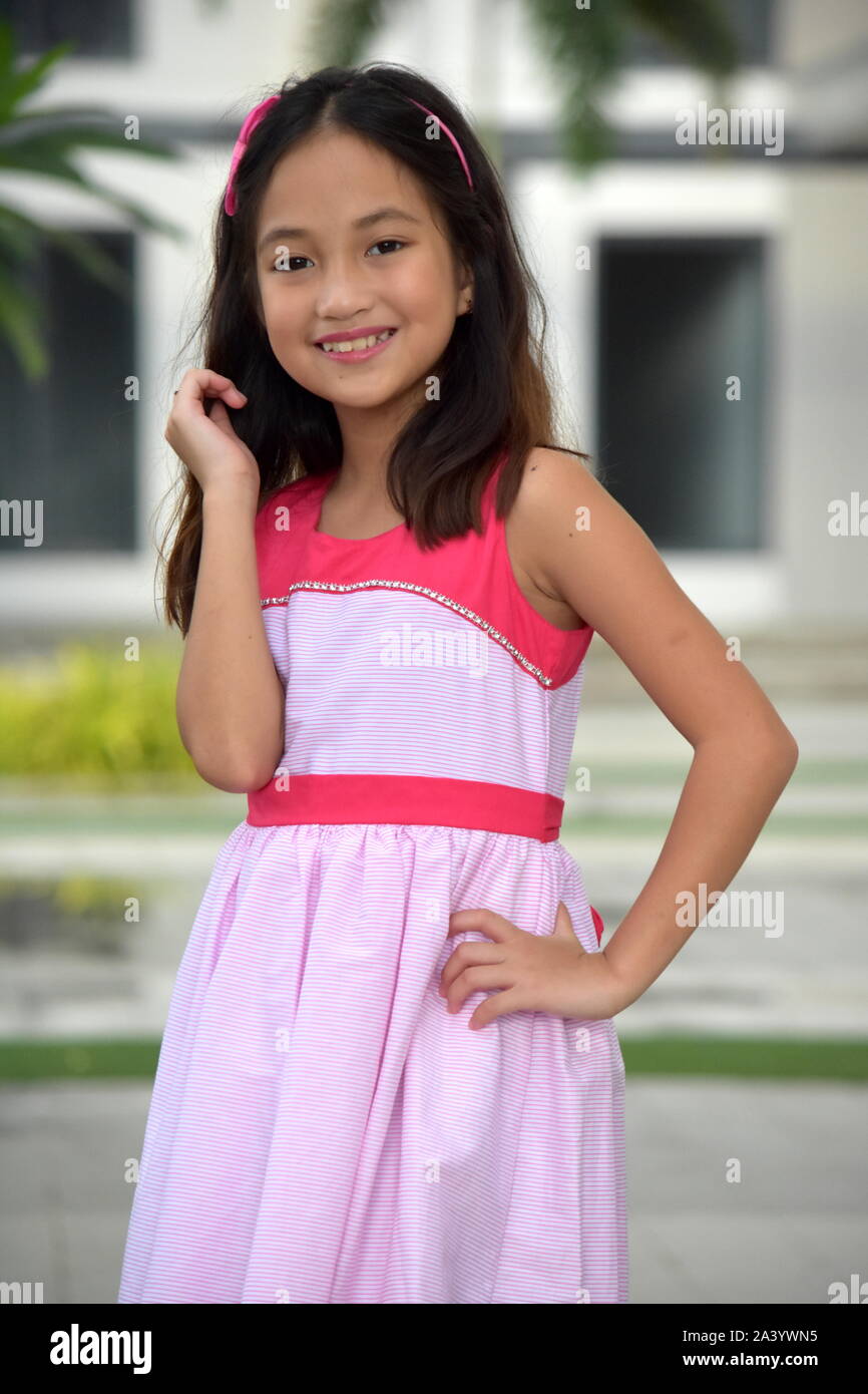 Girl And Happiness Stock Photo - Alamy