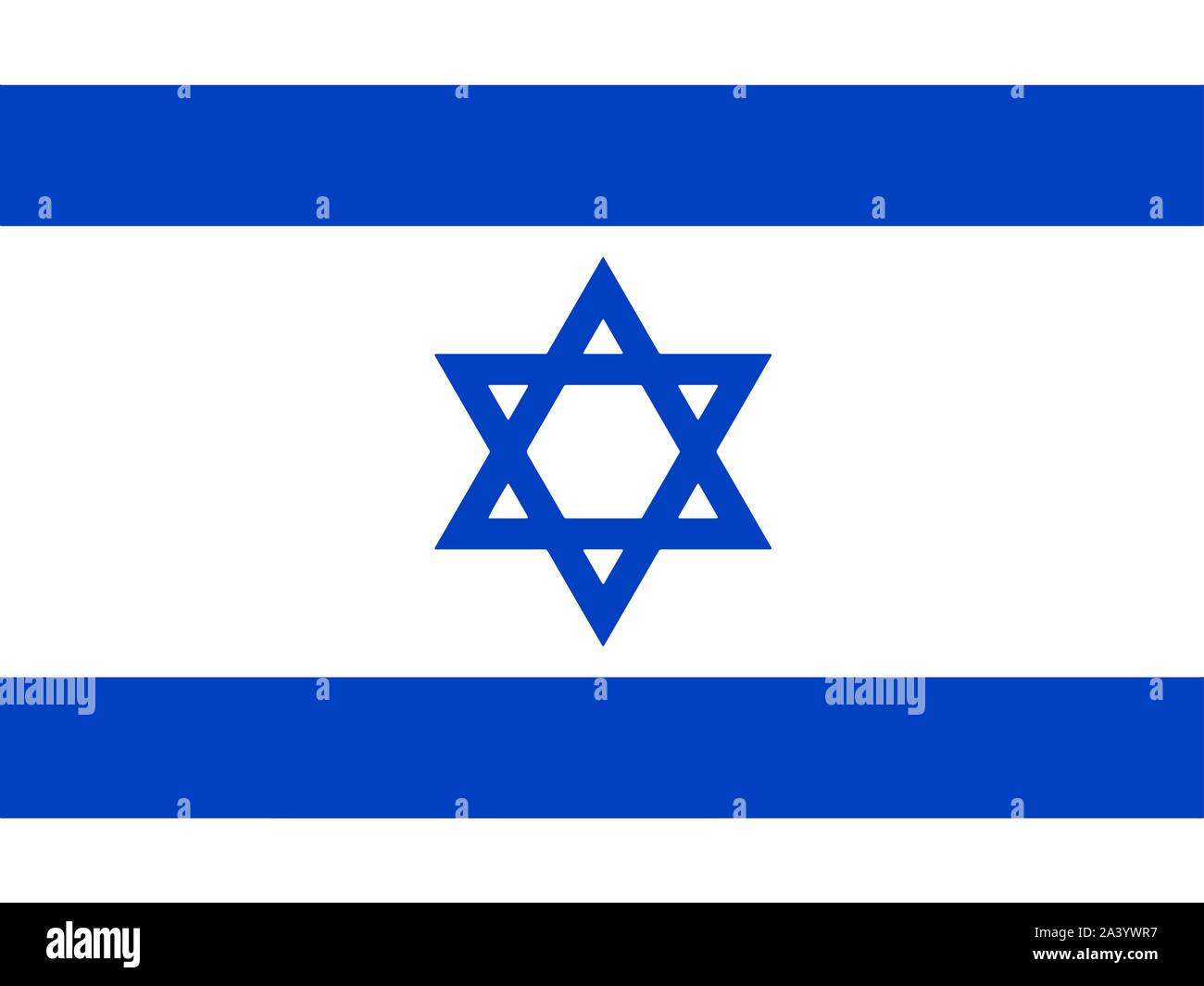 Flag of Israel Vector illustration eps 10 Stock Vector Image & Art - Alamy
