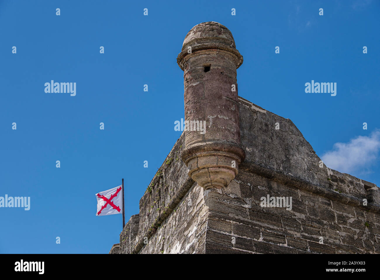 Cross of burgundy spanish flag hi-res stock photography and images - Alamy