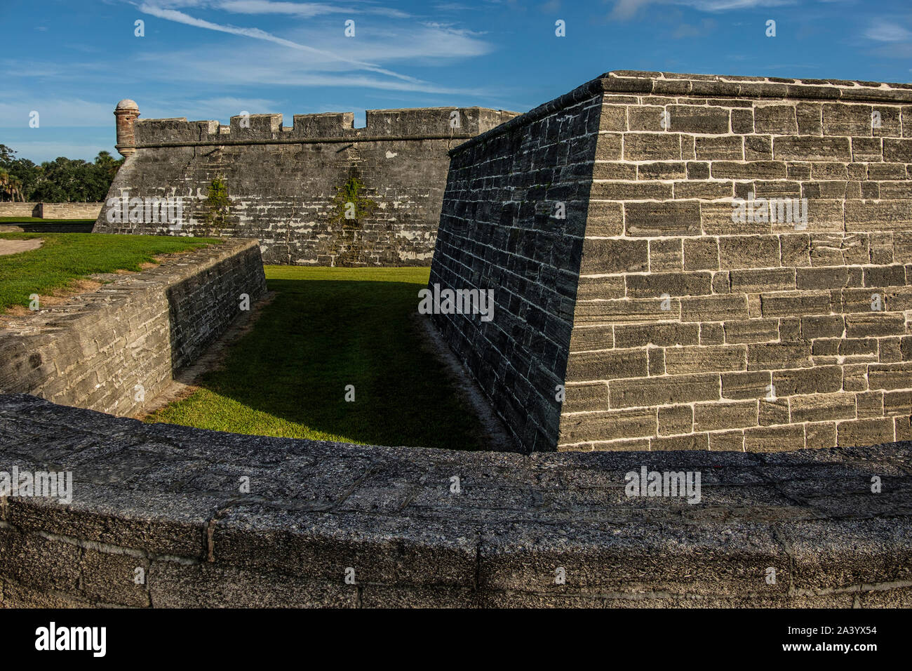 Castillo de San Marcos in St. Augustine, USA Stock Photo - Alamy