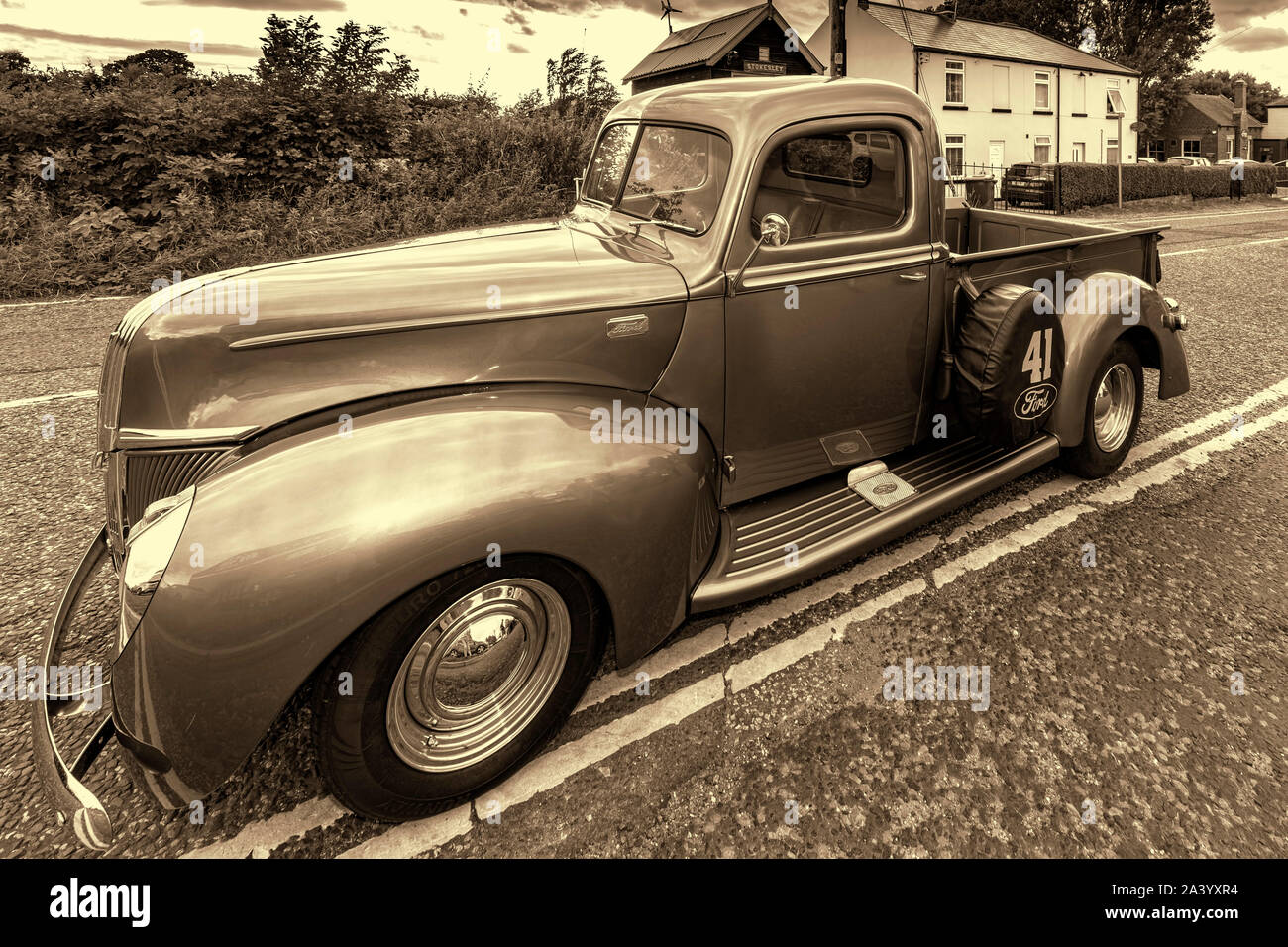 Restored American custom Ford 1941 half ton pickup truck, Stokesley, UK ...