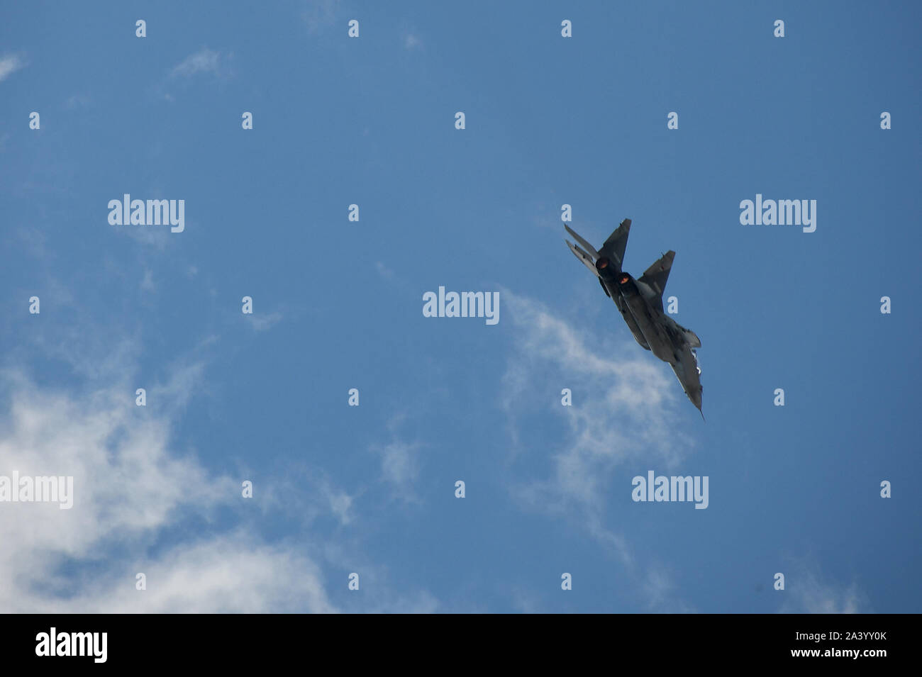 A Serbian Armed Forces MiG-29 fighter jet performs a flyover and waves ...