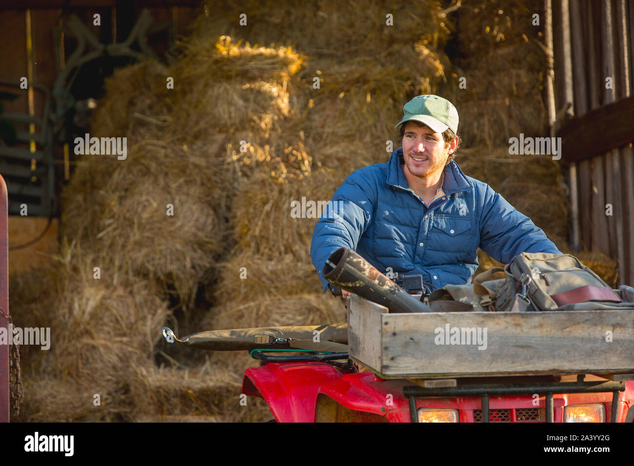 Farmer driving 4x4 hi-res stock photography and images - Alamy