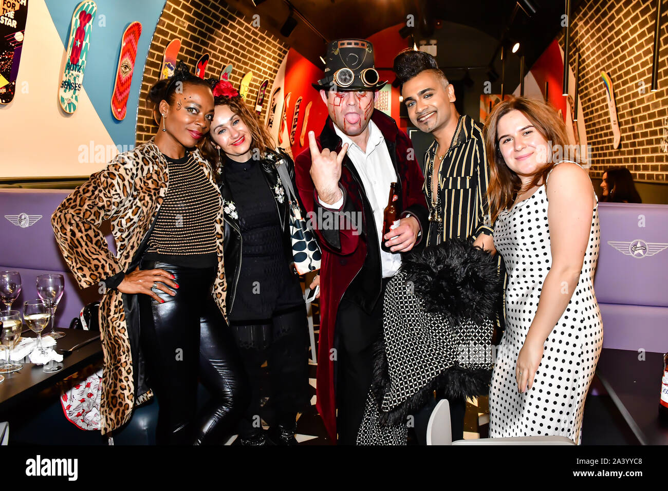 London, UK. 10th Oct, 2019. Tina T (L) and Mr Fabulous of BBC1 All ...