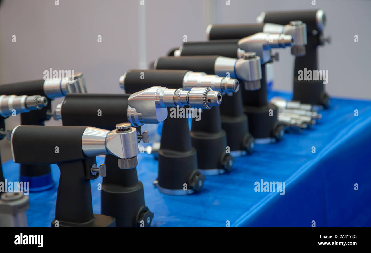 Medical surgical tool drilling, grinding, cutting and reamer Stock ...