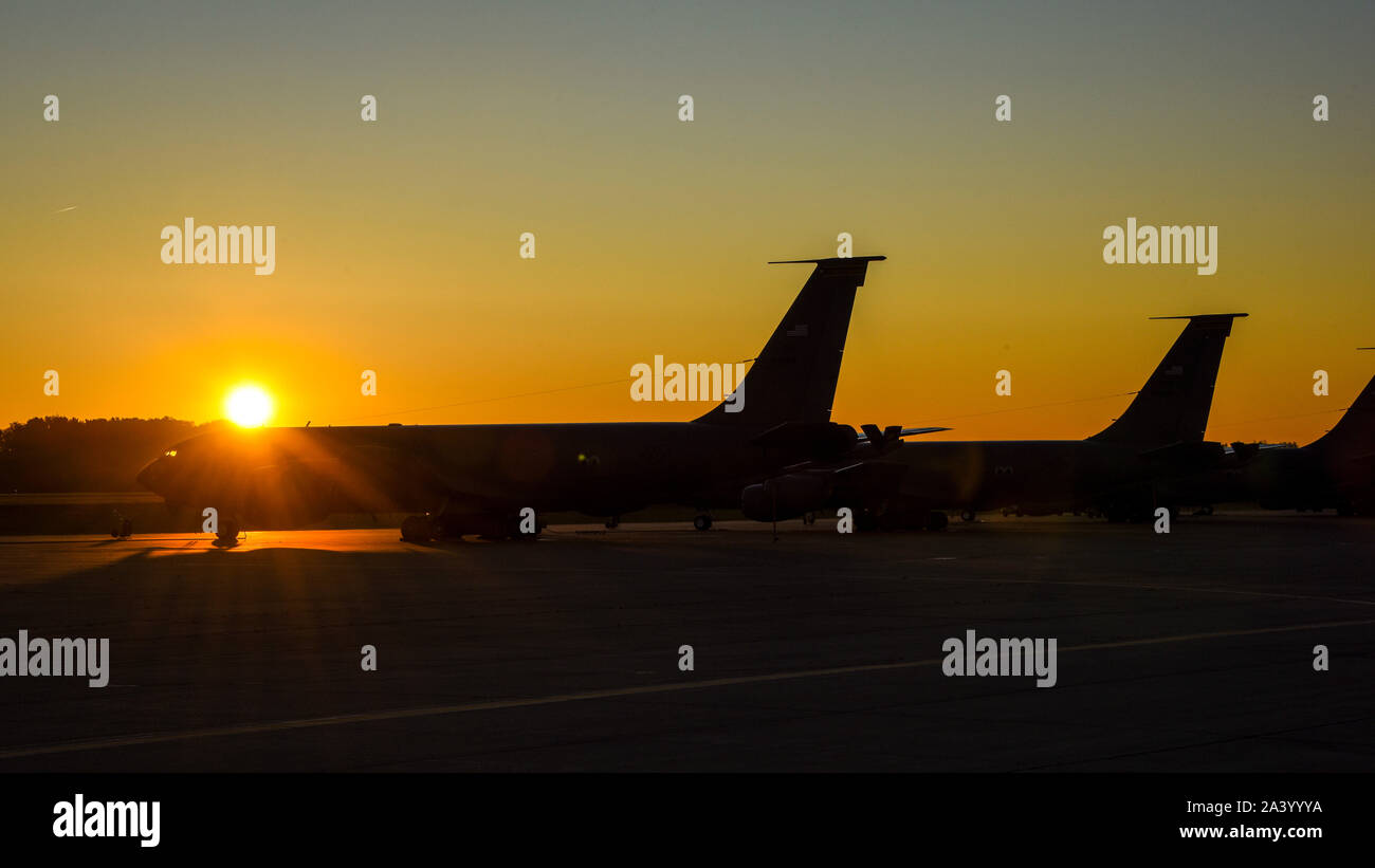 Pennsylvania Air National Guard KC-135 aircraft assigned to the 171st ...