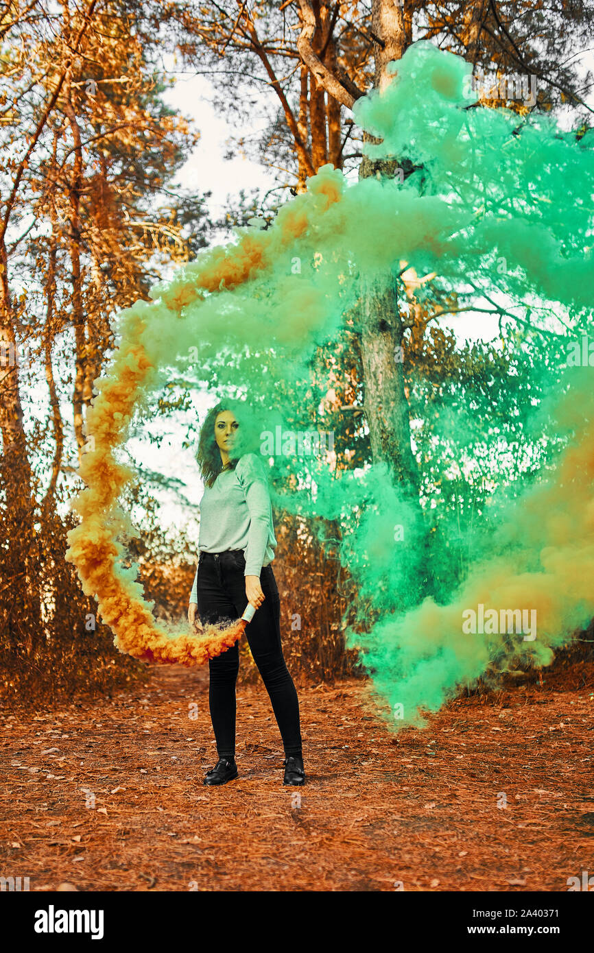 Colored Smoke Grenades