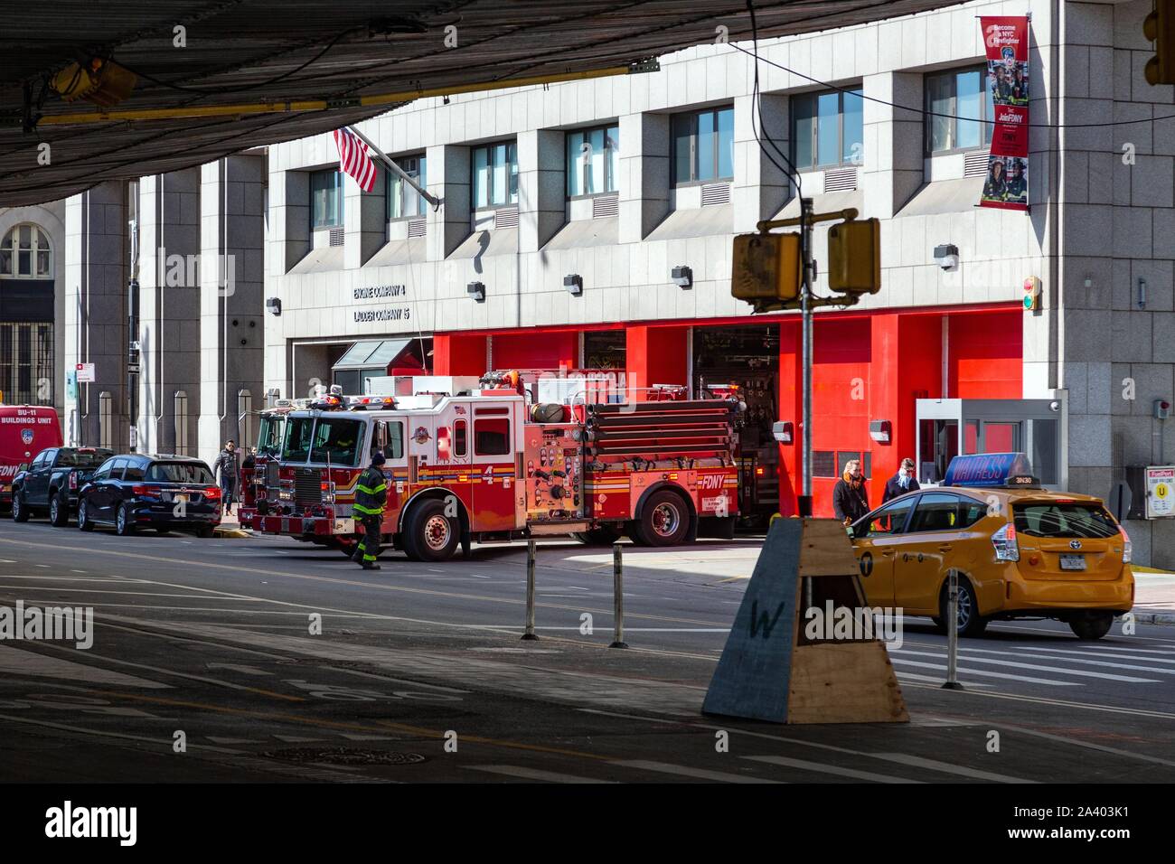 FDNY ENGINE 4 / LADDER COMPAGNY 15 FIRE STATION, SOUTH STREET ...