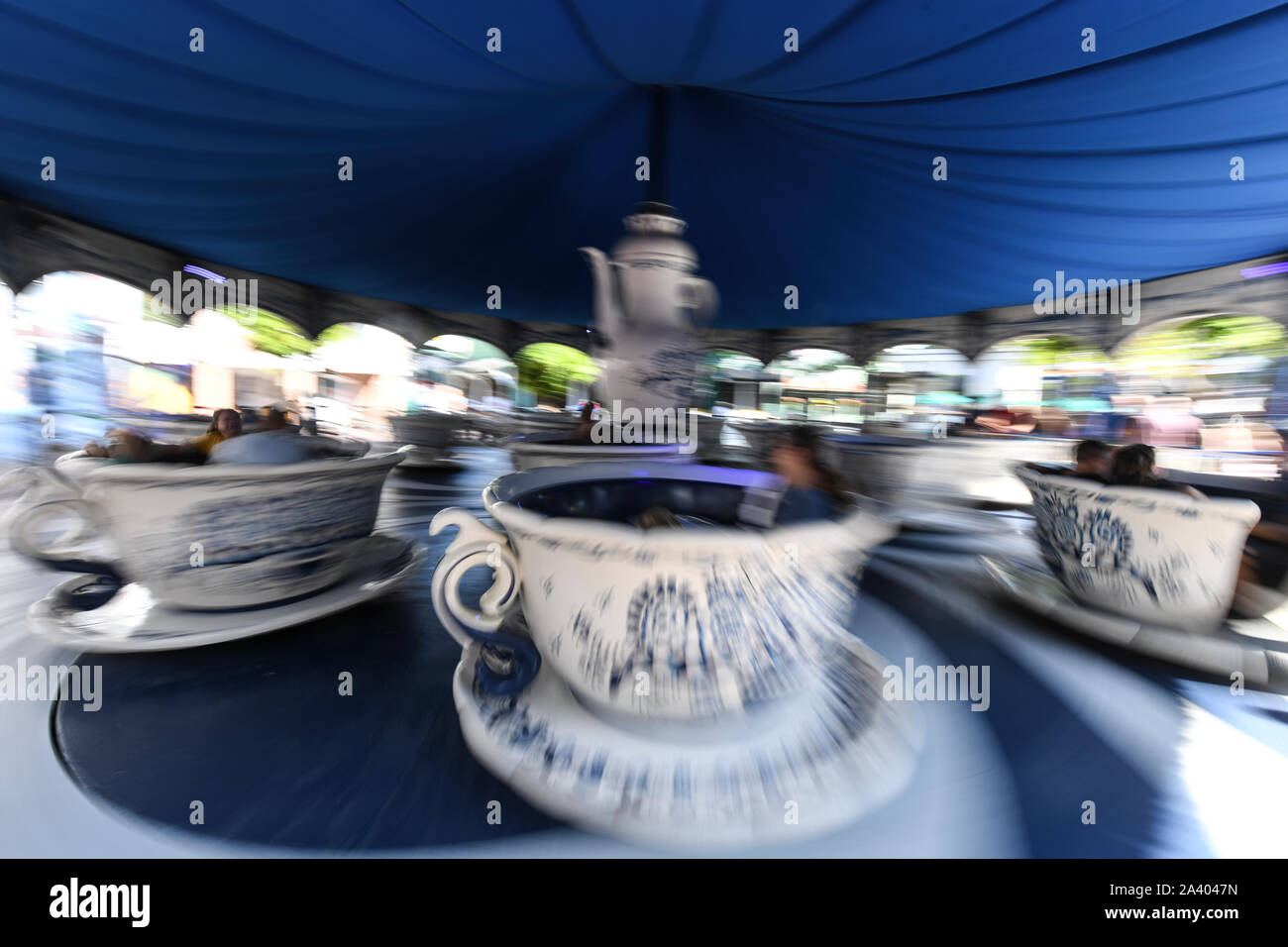 Rust, Germany. 27th Aug, 2019. The picture shows the ride "Flying ...
