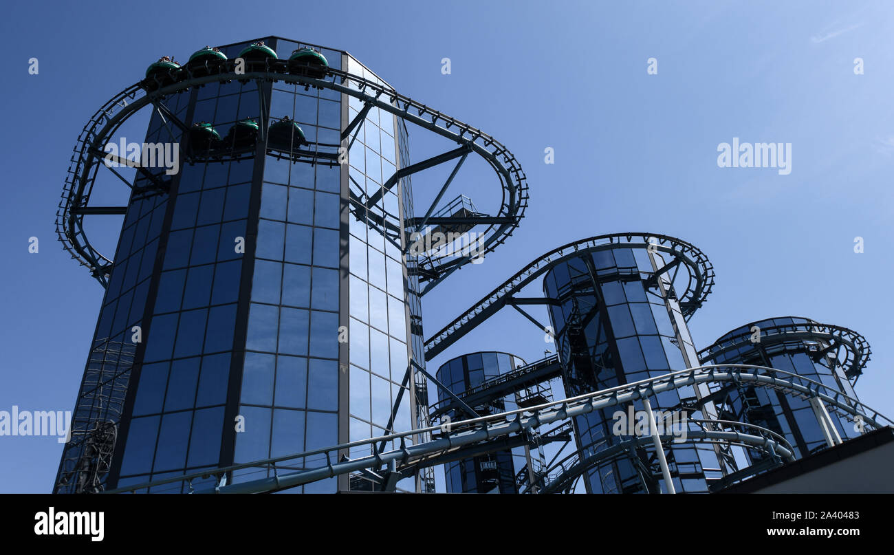 Rust, Germany. 27th Aug, 2019. The outdoor photo shows the ride "Euro ...