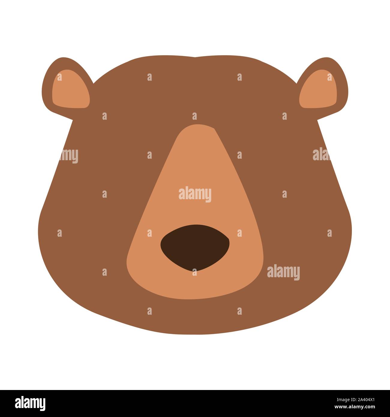 Cartoon wild bear face icon Stock Vector Image & Art - Alamy