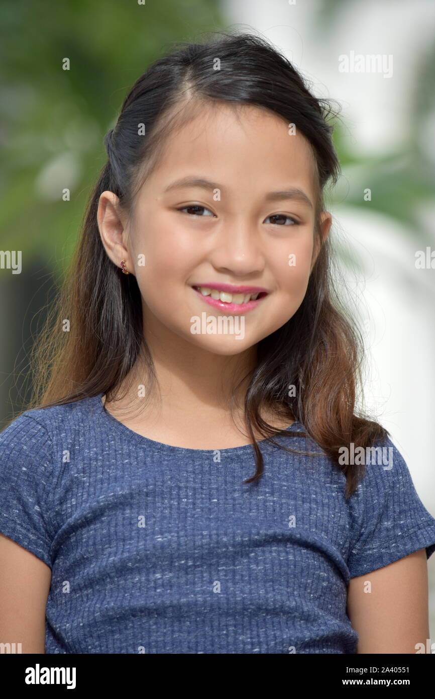 Smiling Asian Female Stock Photo - Alamy
