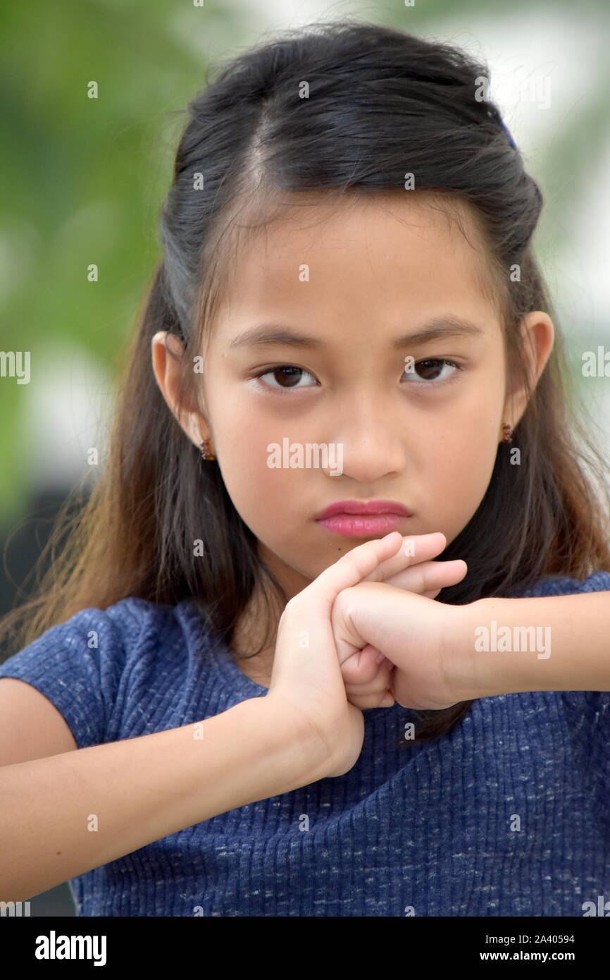 Angry tween hi-res stock photography and images - Alamy