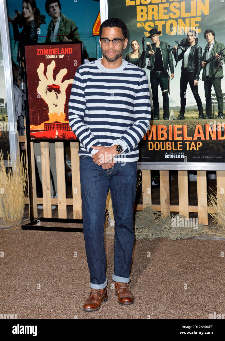 Los Angeles, USA. 10th October, 2019. Michael Ealy at the premiere of ...