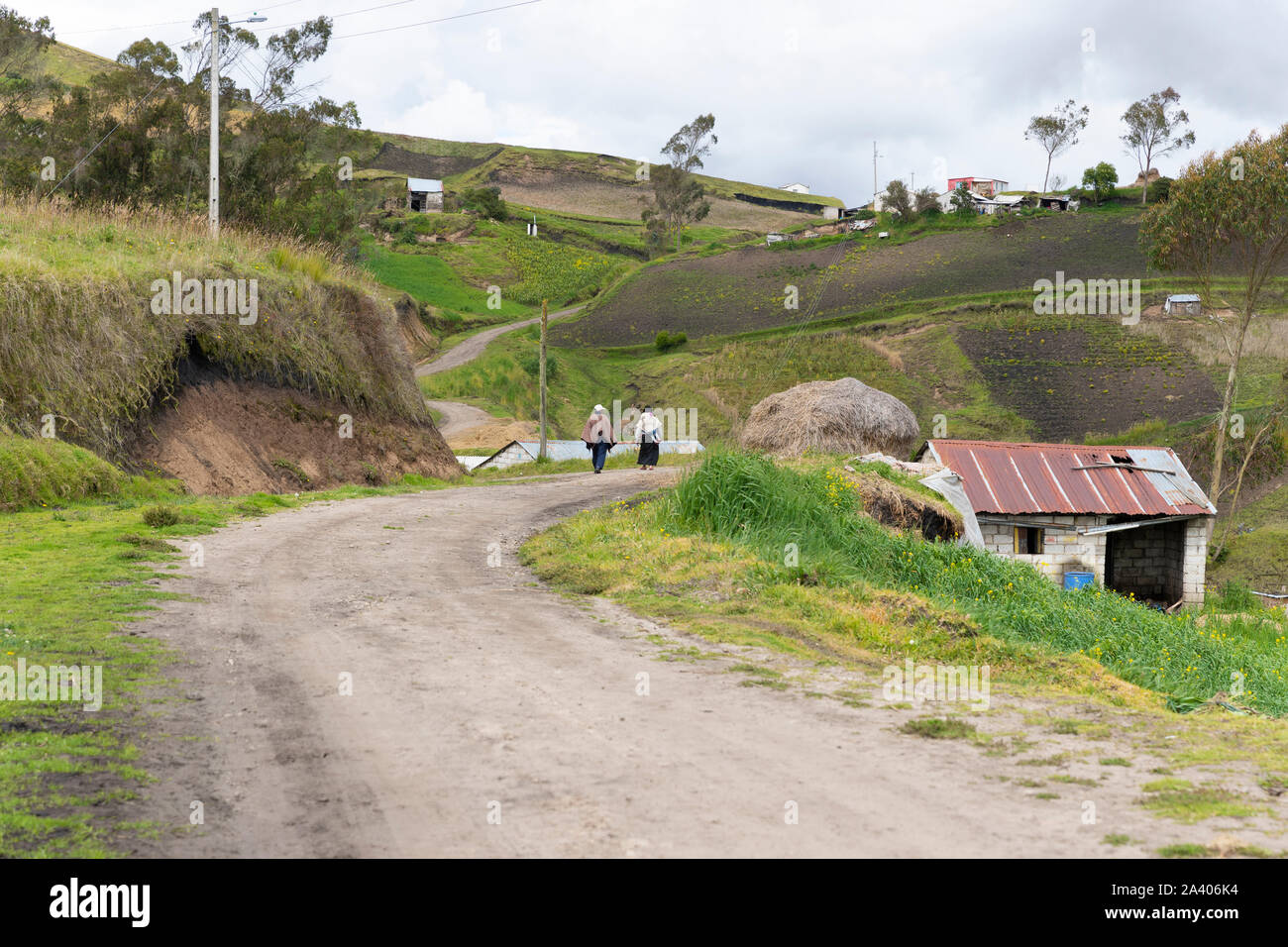 Rural life in Riobamba, Ecuador Stock Photo - Alamy