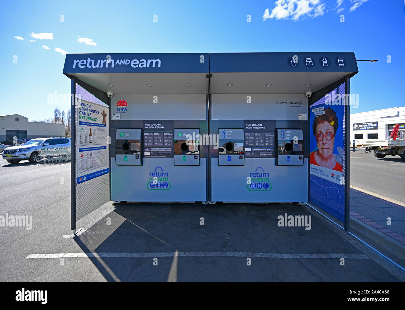 Recycling container station sustainability hi-res stock photography and ...