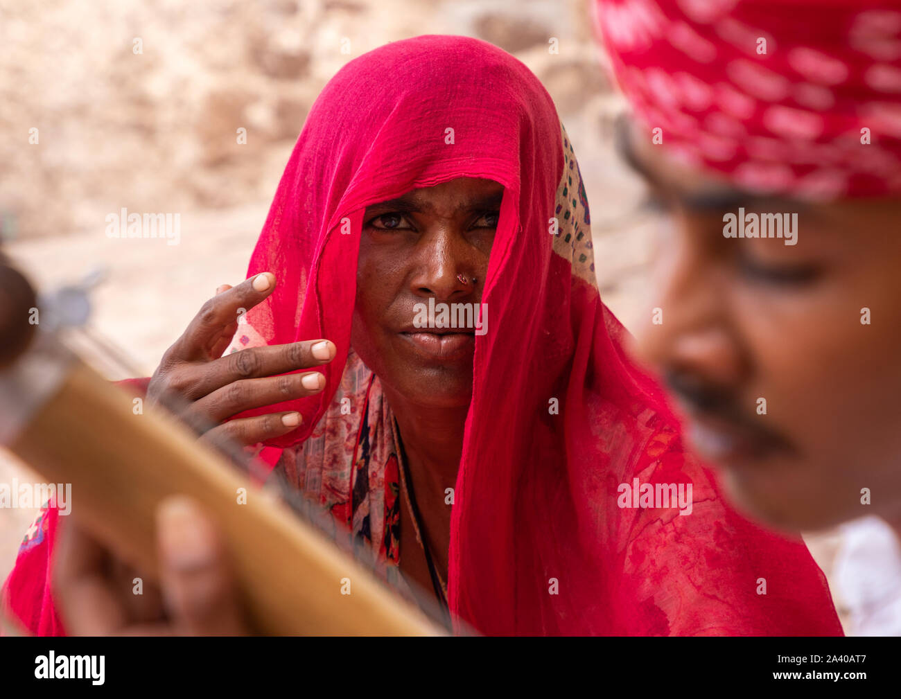 Rajasthani musician and singer in Mehrangarh fort, Rajasthan, Jodhpur ...