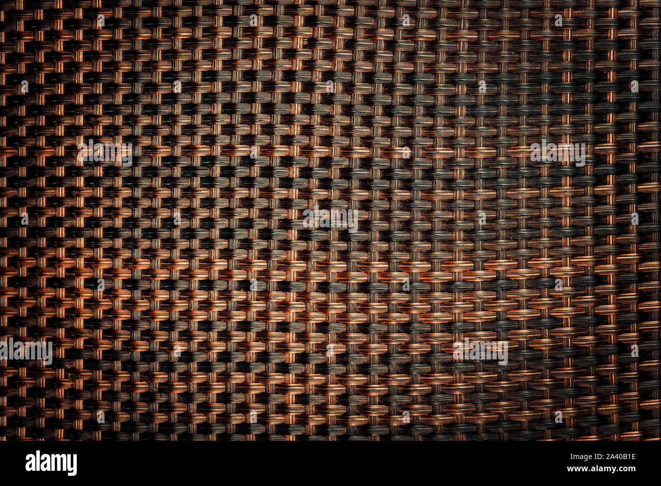 Dark brown wicker texture background. detail of weave seamless texture ...