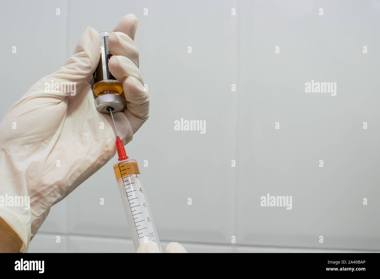 Vaccine in hand hi-res stock photography and images - Alamy