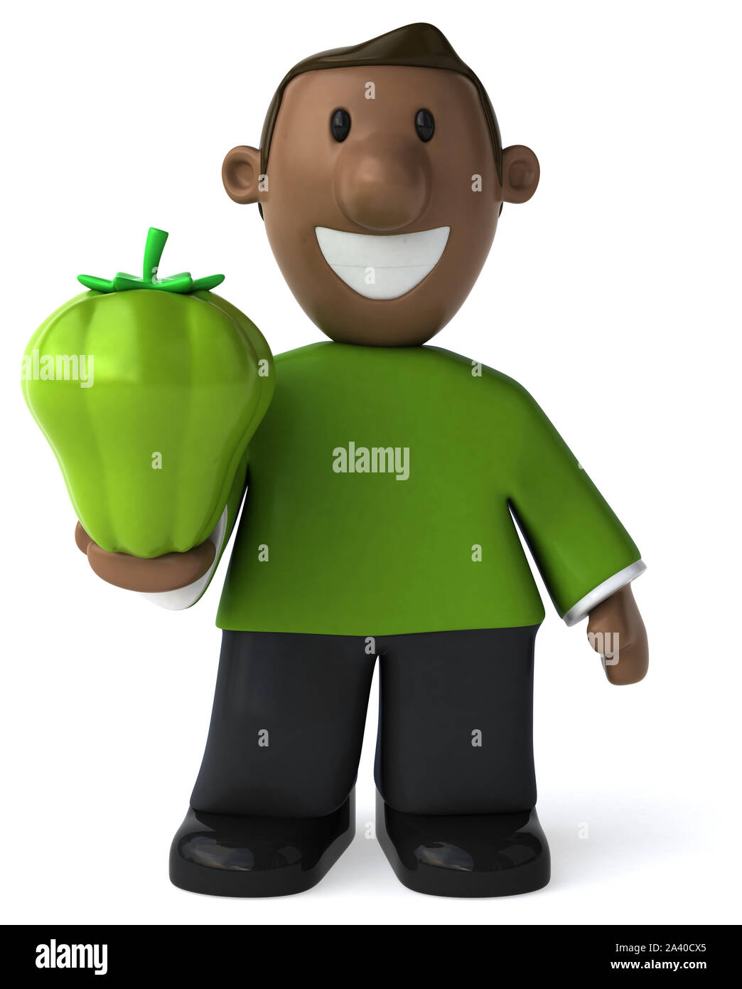 Cartoon guy - 3D Illustration Stock Photo - Alamy