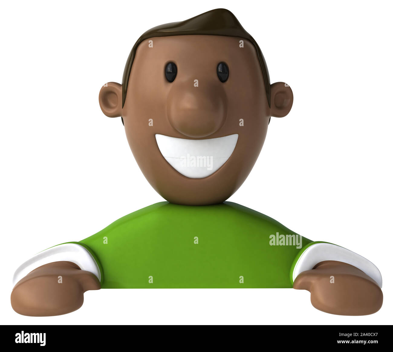 Cartoon guy - 3D Illustration Stock Photo - Alamy