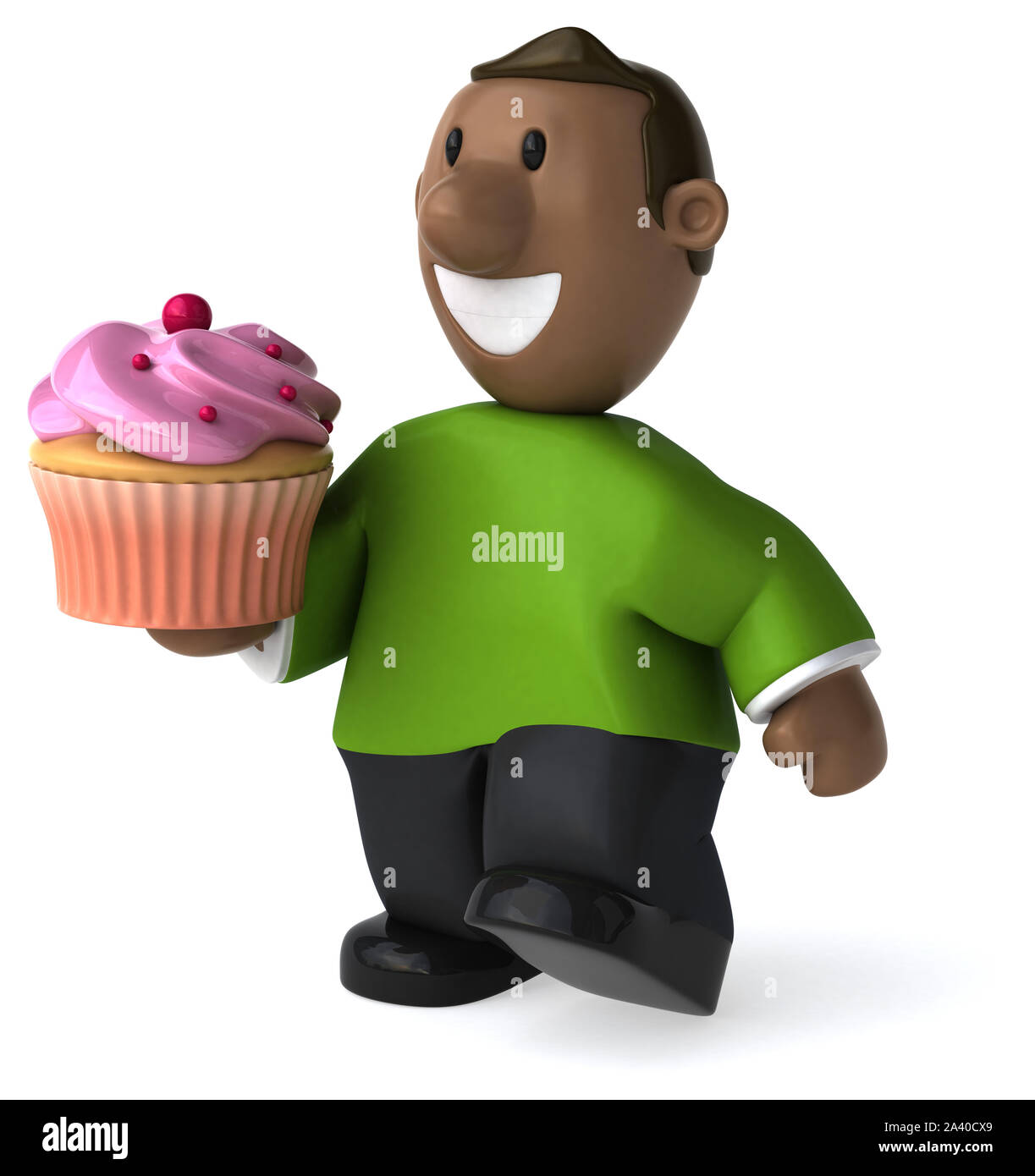 Cartoon guy - 3D Illustration Stock Photo - Alamy