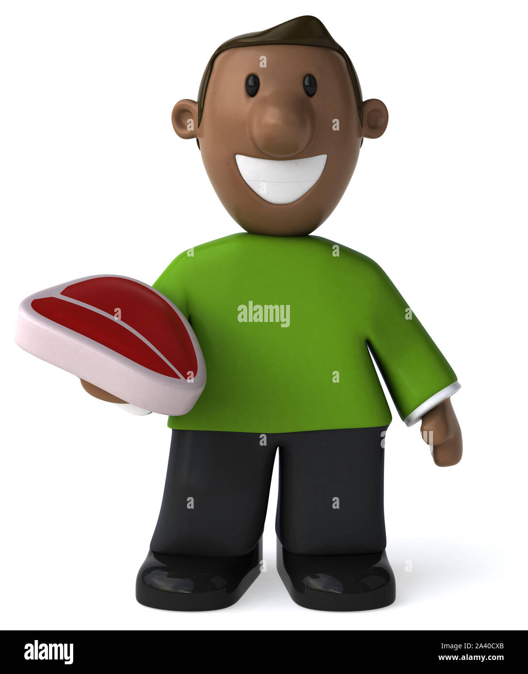 Cartoon guy - 3D Illustration Stock Photo - Alamy