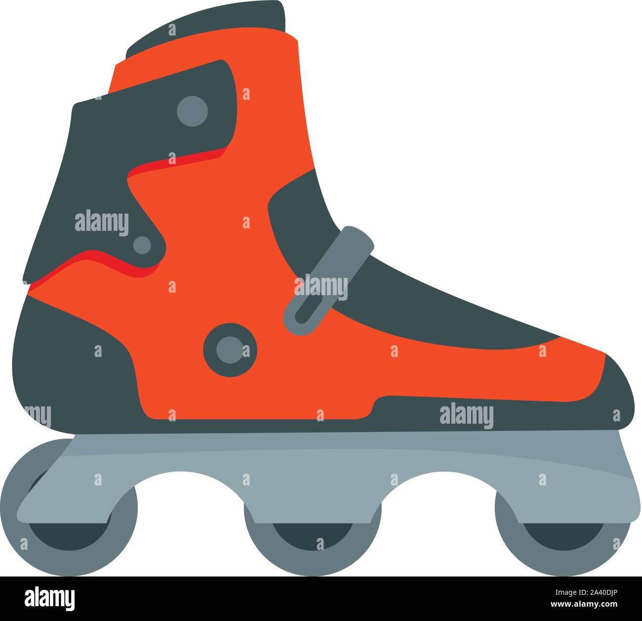 Indoor inline skates icon. Flat illustration of indoor inline skates ...