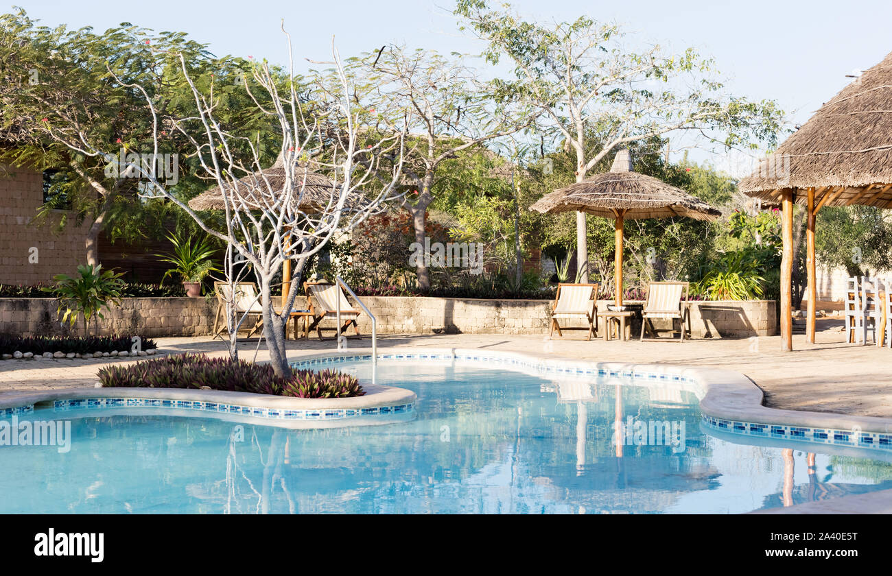 Swimming pool in the south of Madagascar, Africa Stock Photo - Alamy
