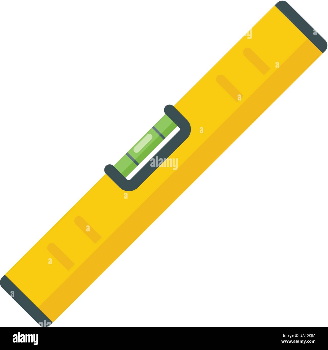 Water balance tool craft icon. Flat illustration of water balance tool ...