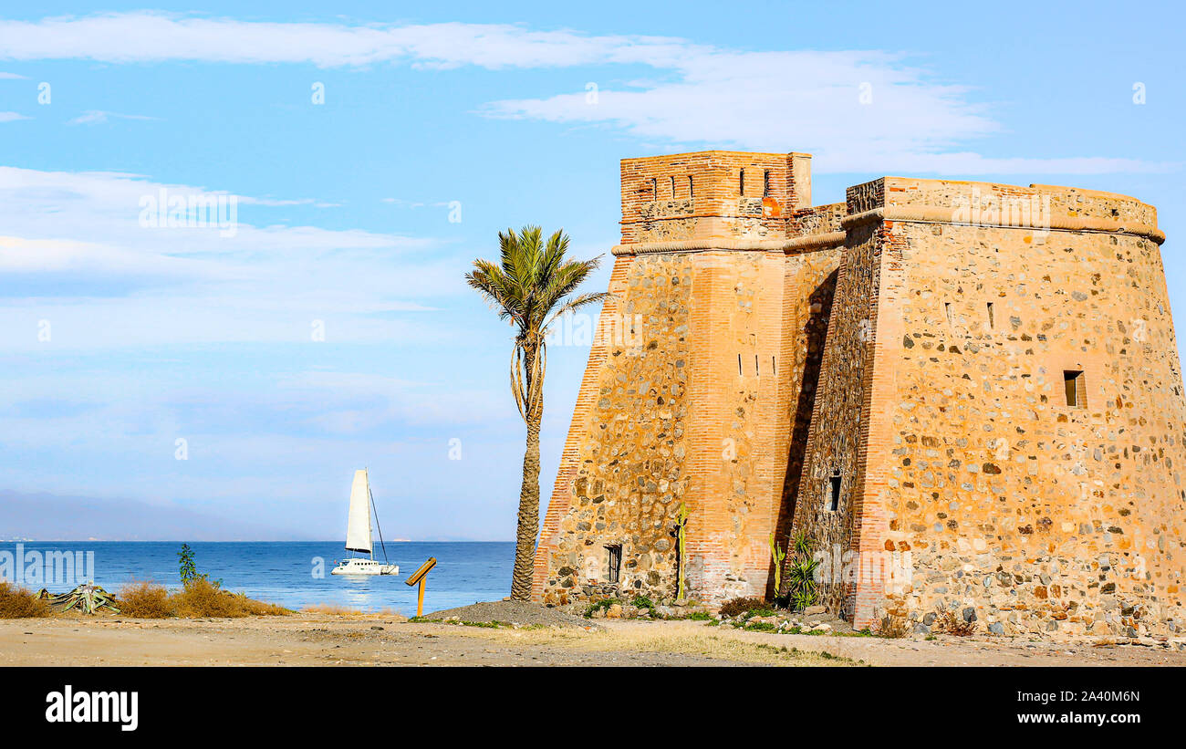 Macenas Old Fort Spain Stock Photo - Alamy