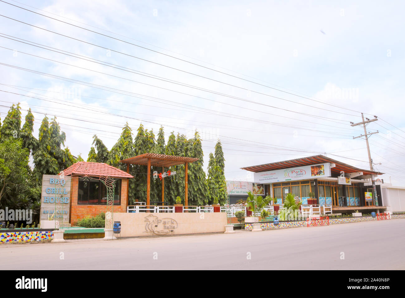 Akij city, Noapara, Jashore, Bangladesh: September 10,2019: Building of ...